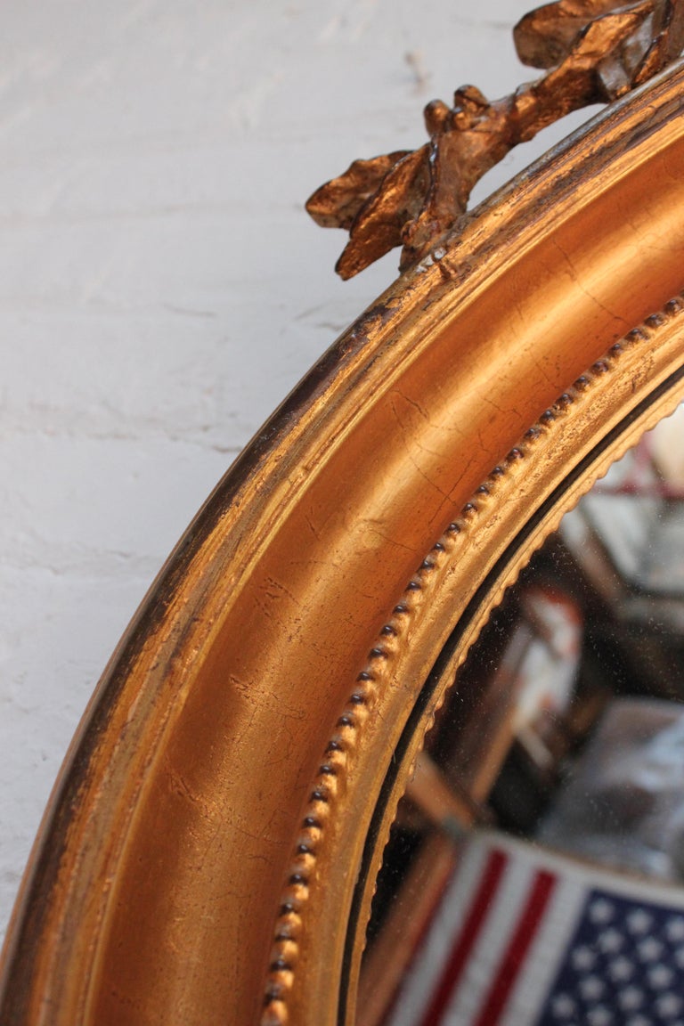 American Regency-Style Perched Eagle Acanthus Giltwood Wall Mirror For ...