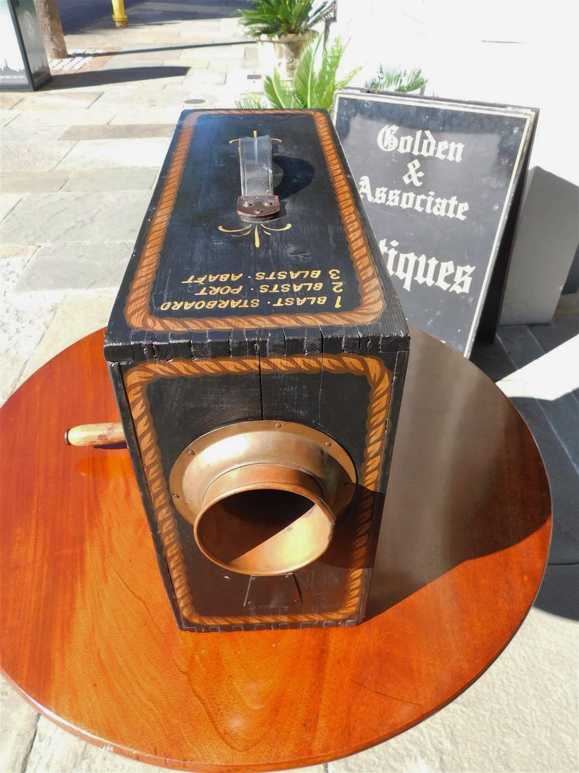 American Rotary Boxed Decorative Painted Nautical Foghorn, New York ...