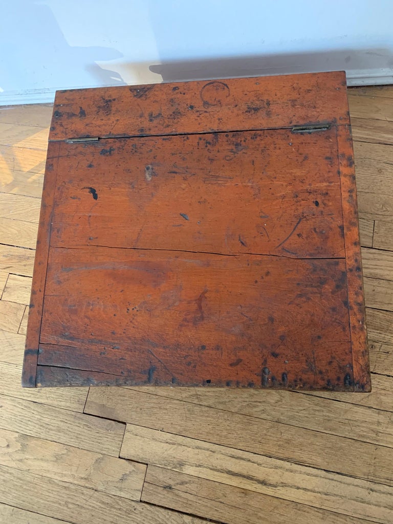 American Rustic Lap Writing Desk Box at 1stDibs