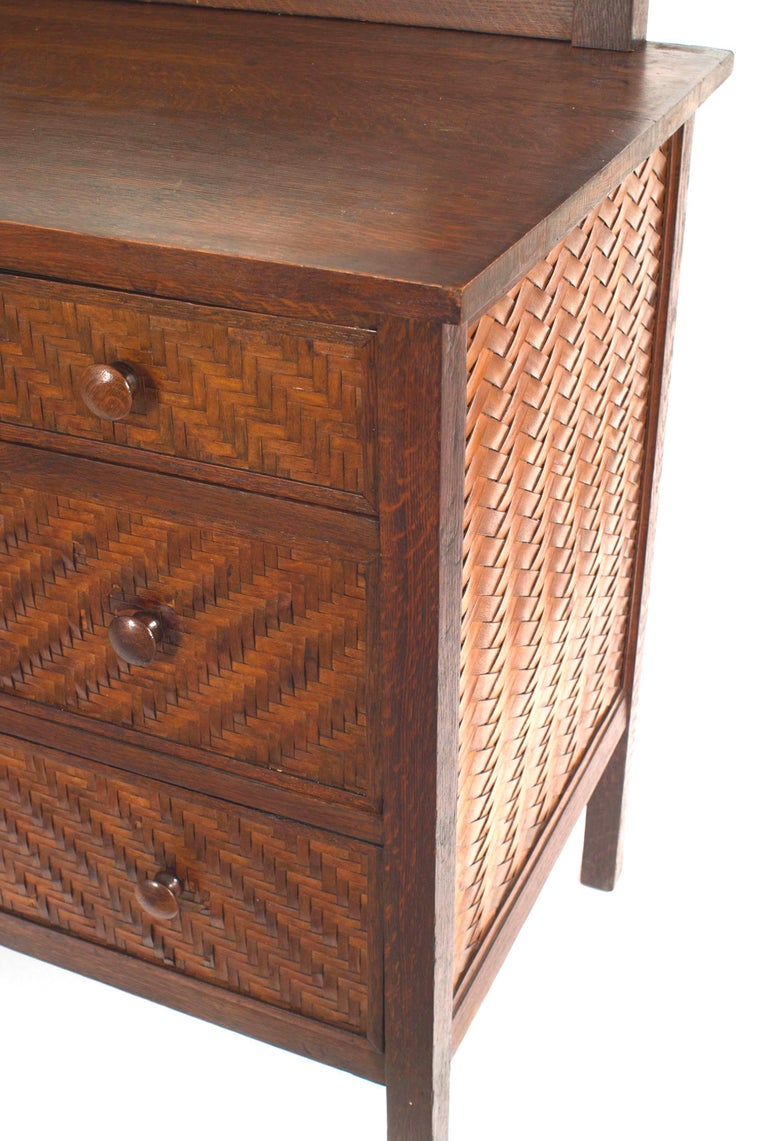 American Rustic Mission Oak Dresser For Sale at 1stDibs | oak dresser ...