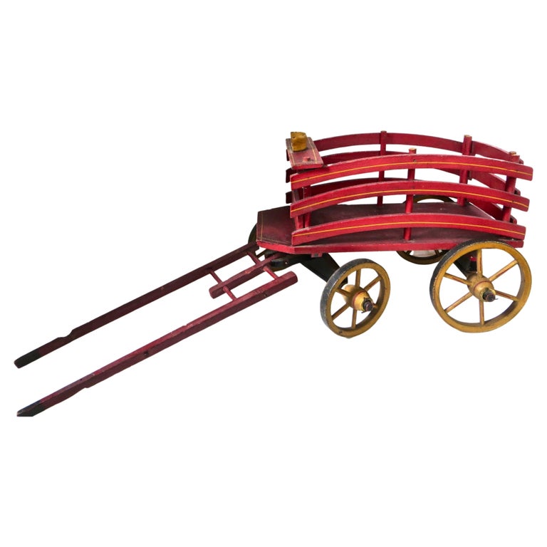 American Salesman Sample Late 19th C. Wooden Hay Wagon For Sale at 1stDibs