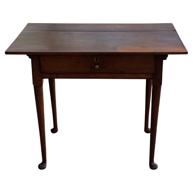 American Southern Walnut Pintop Dressing Table circa 1780 at 1stDibs
