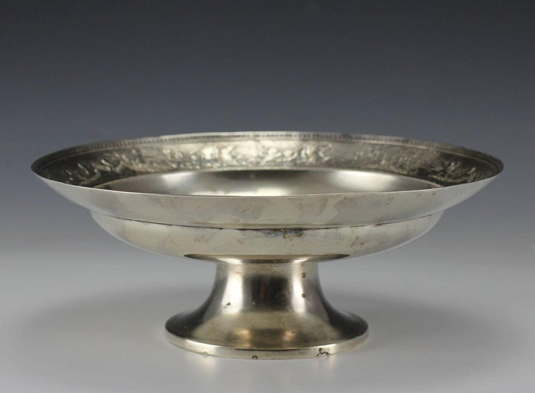 American Sterling Silver Footed Serving Bowl, Schulz and Fischer, 19th ...