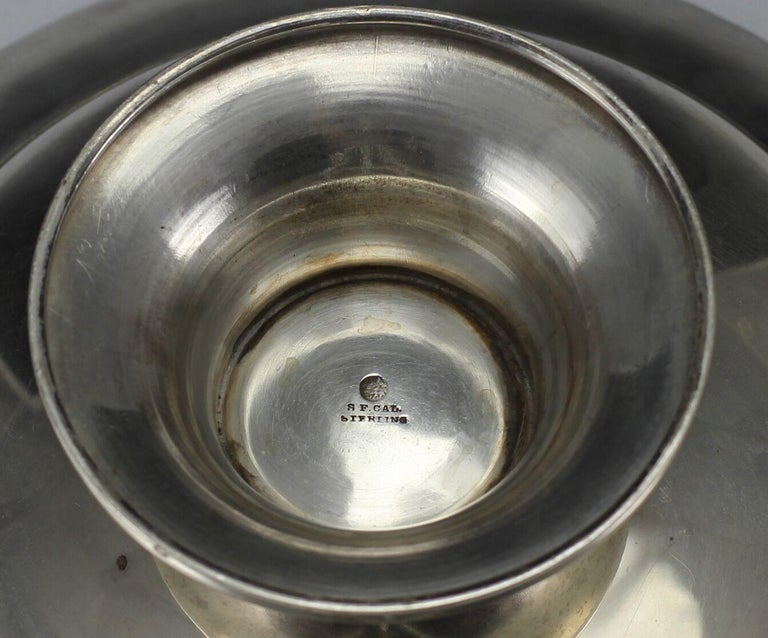 American Sterling Silver Footed Serving Bowl, Schulz and Fischer, 19th ...