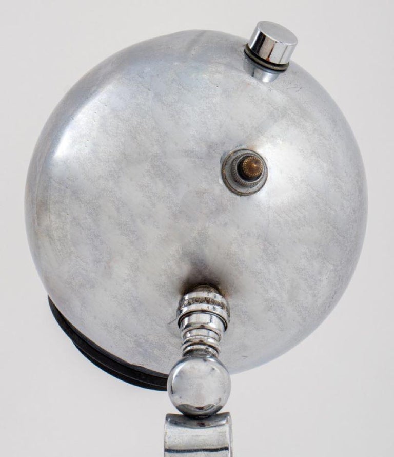 American Streamline Art Deco Chrome Desk Lamp For Sale at 1stDibs