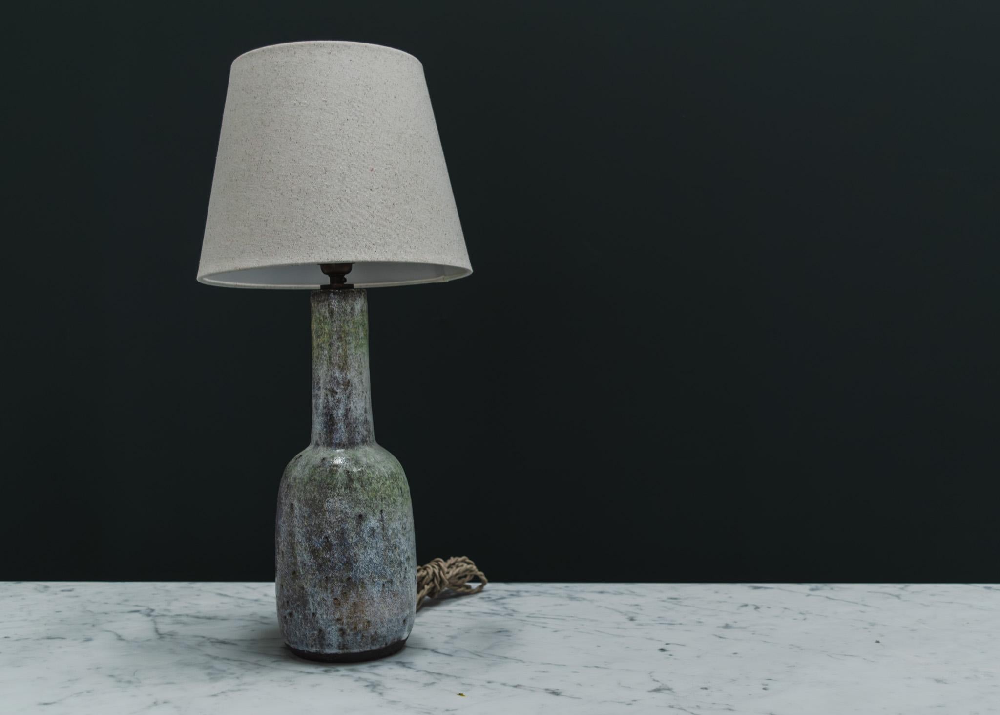 American Studio Pottery Ceramic Table Lamp, Mid-to-Late 20th Century at ...