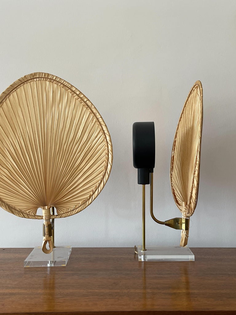 American, Table Lamps, Paper Shade, Acrylic, Brass, Metal, America ...