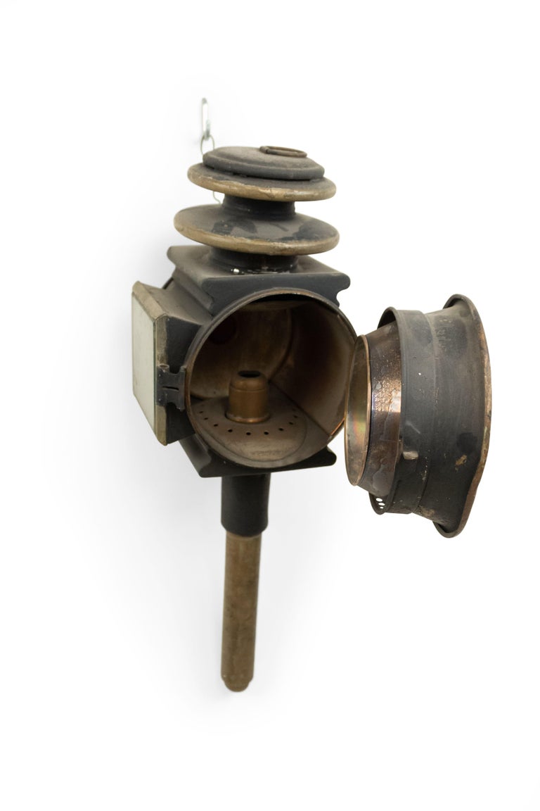 American Victorian Brass Coach Lamp For Sale at 1stDibs