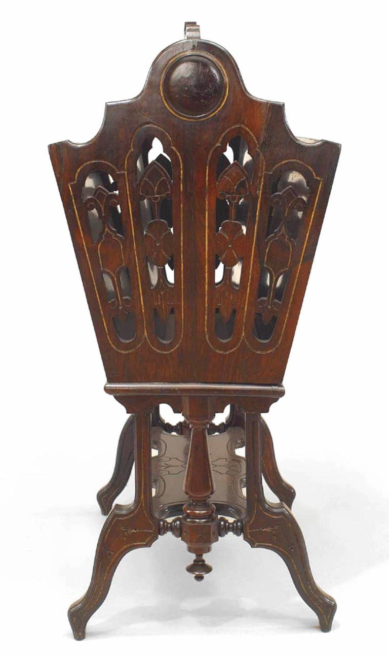 Victorian Rosewood Magazine Rack For Sale at 1stDibs | victorian ...