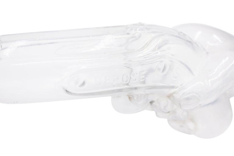 American Victorian Glass Pistol Decanter For Sale at 1stDibs