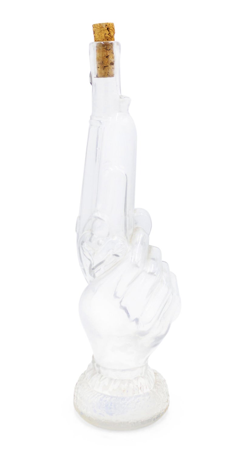 American Victorian Glass Pistol Decanter For Sale at 1stDibs