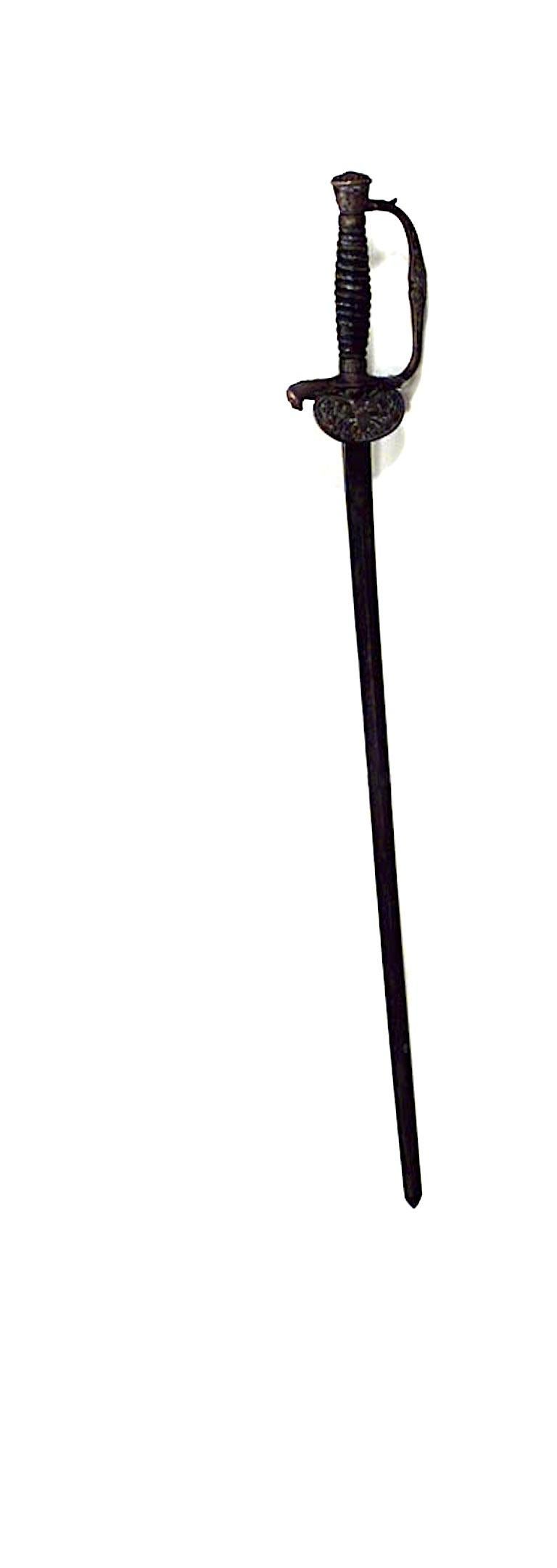 American Victorian Bronze Presentation Sword with Scabbard For Sale at ...