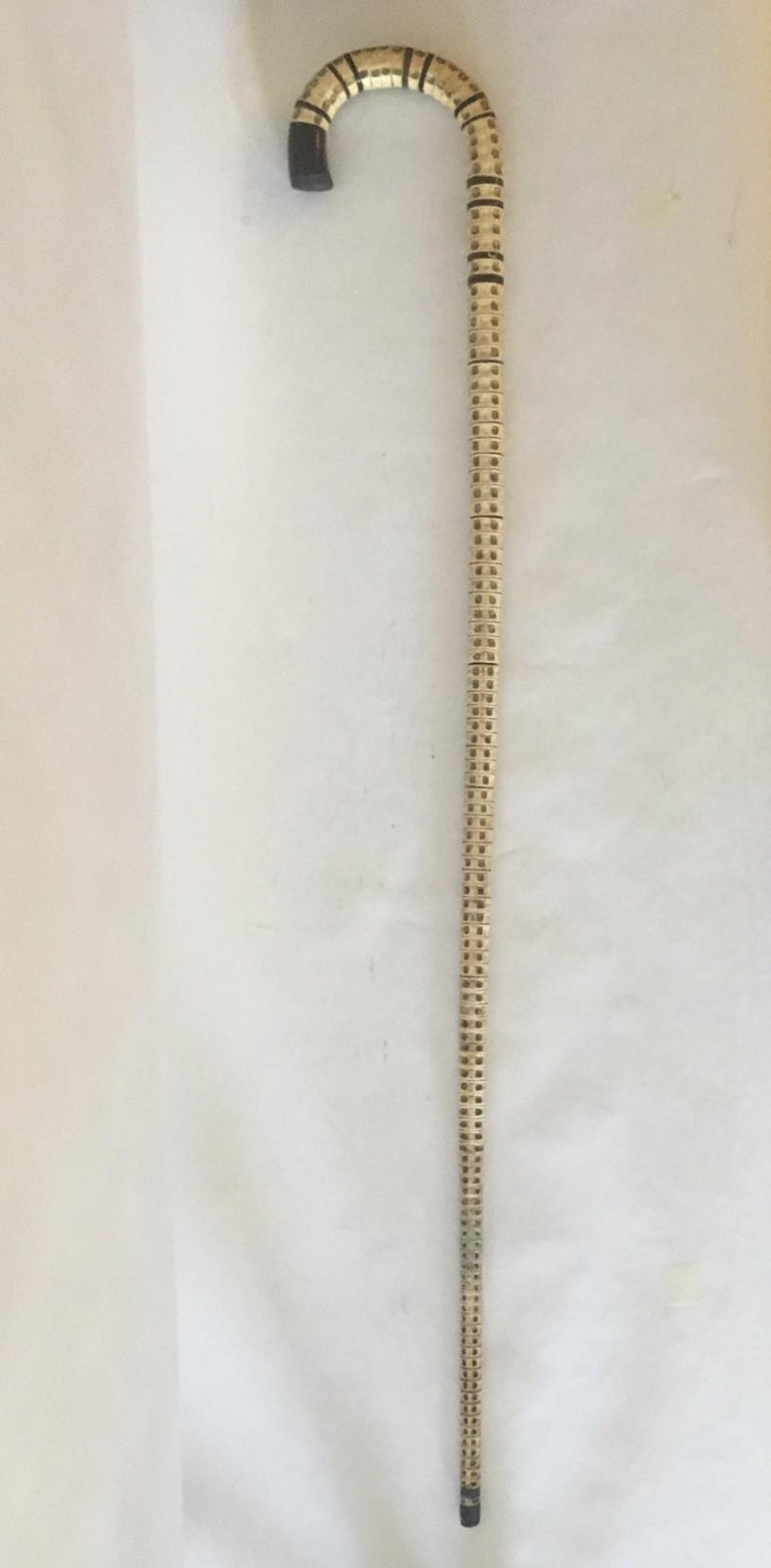 American Victorian Shark Vertebrae, Horn and Baleen Nautical Walking ...