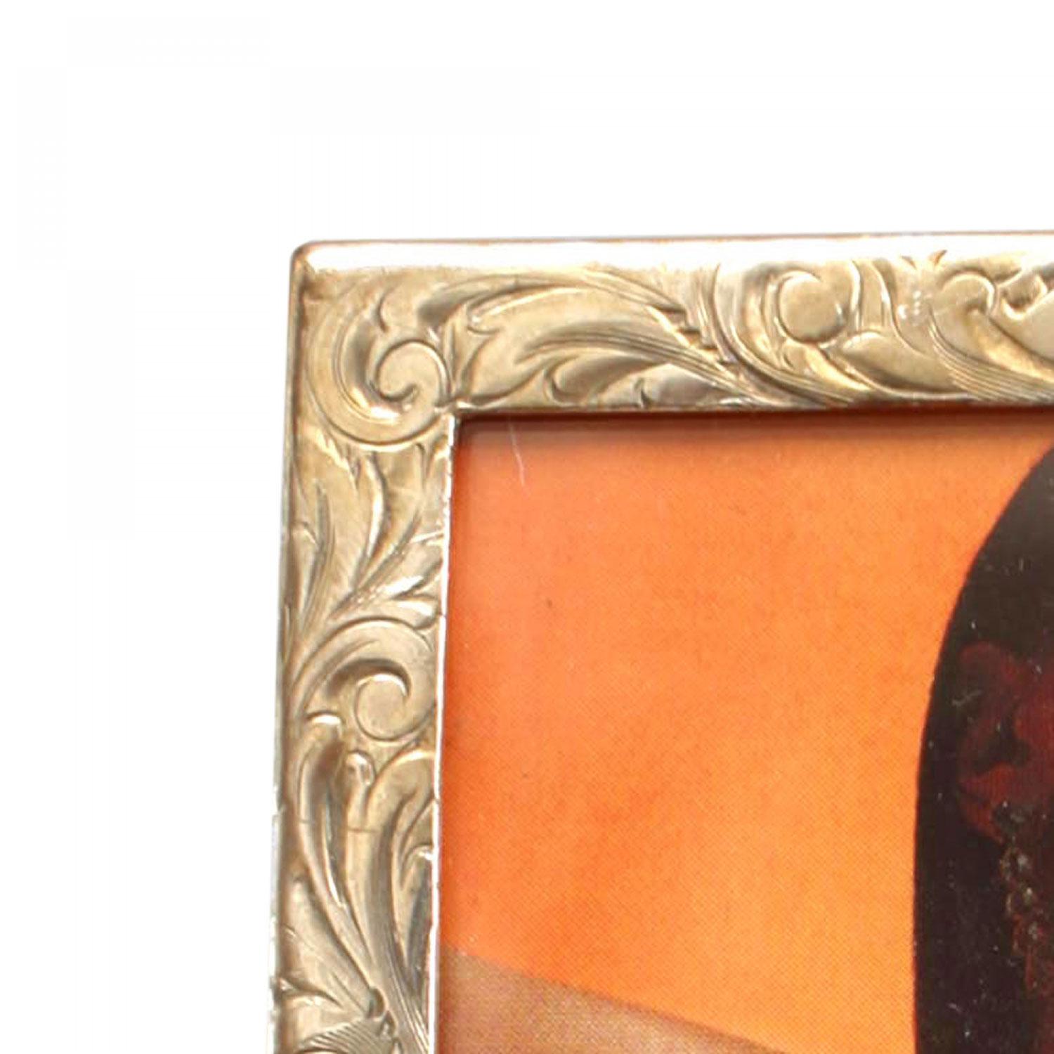 American Victorian Silver Picture Frame For Sale at 1stDibs