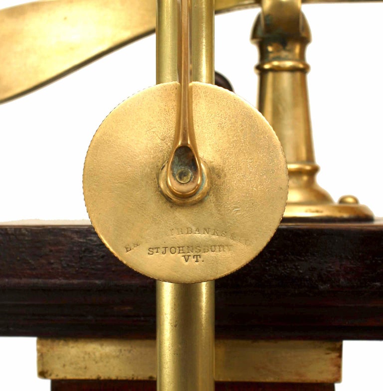 American Victorian Scale and Height Measure For Sale at 1stDibs