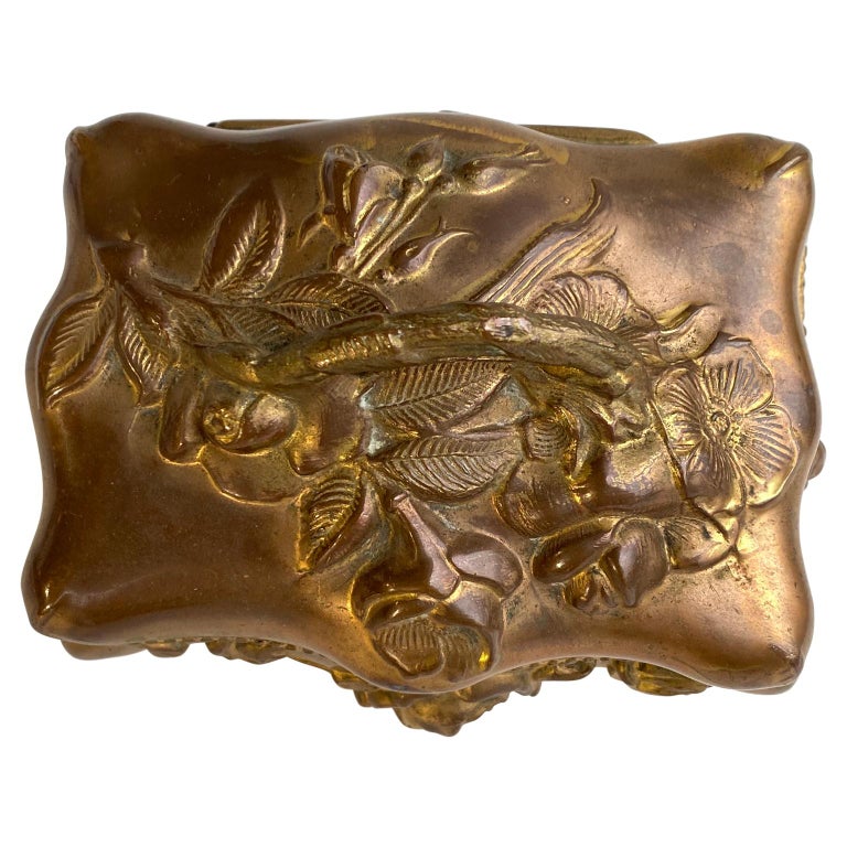 American Victorian Style Brass Jewelry Box by Wade Manufacturing Group ...