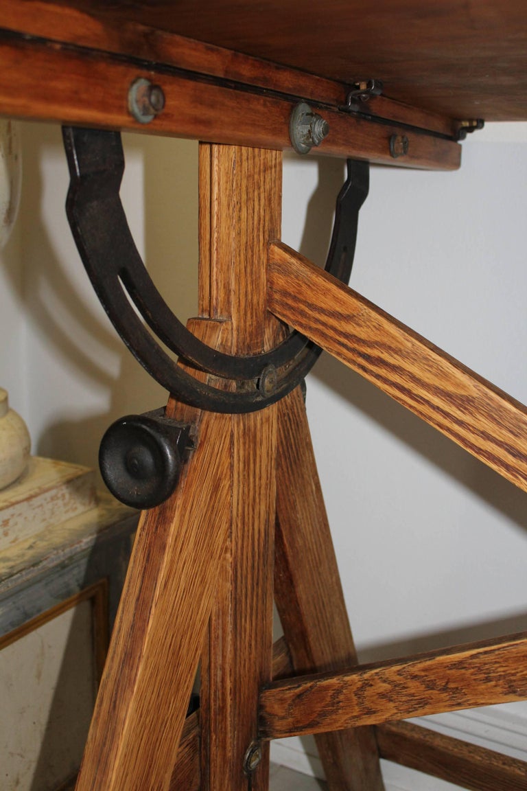 drafting table hardware antique