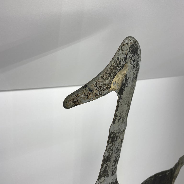 American Vintage Toleware Metal Goose Decoy Table Sculpture at 1stDibs ...