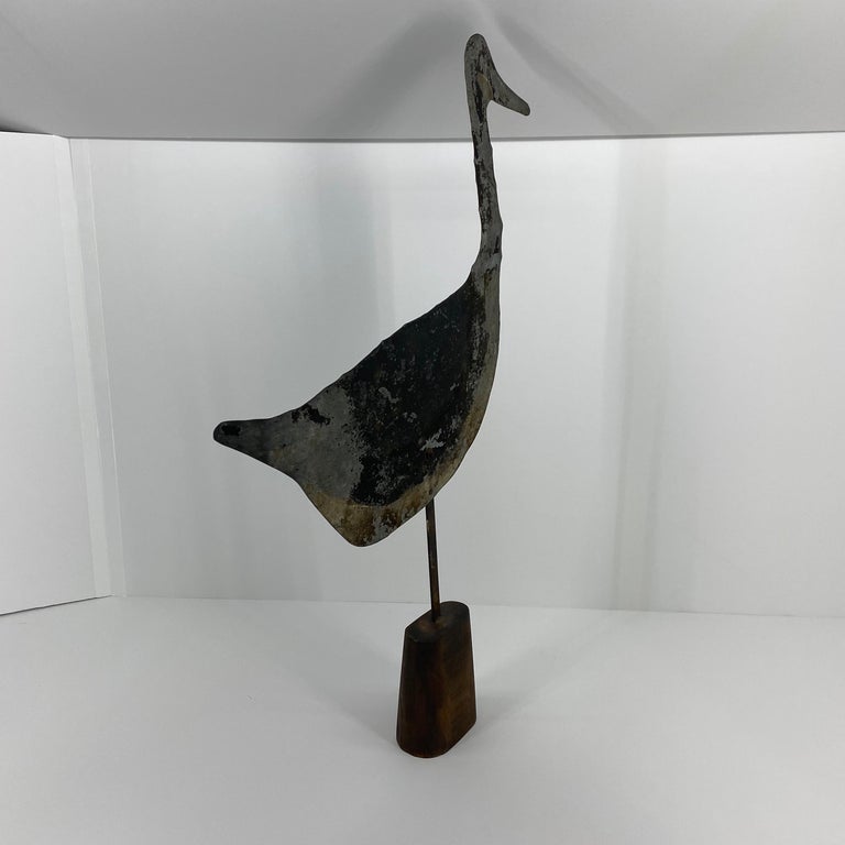 American Vintage Toleware Metal Goose Decoy Table Sculpture at 1stDibs ...