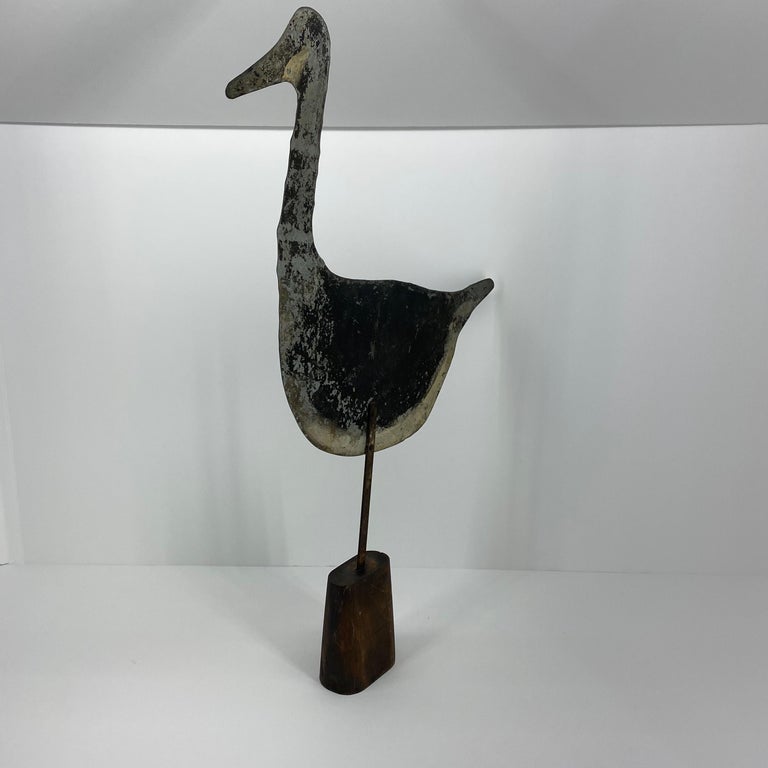 American Vintage Toleware Metal Goose Decoy Table Sculpture at 1stDibs ...
