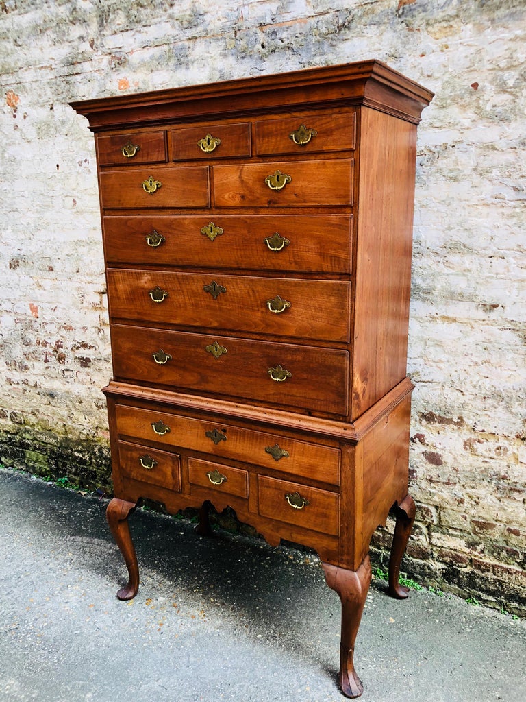 American Walnut Philadelphia Highboy, circa 1760 at 1stDibs