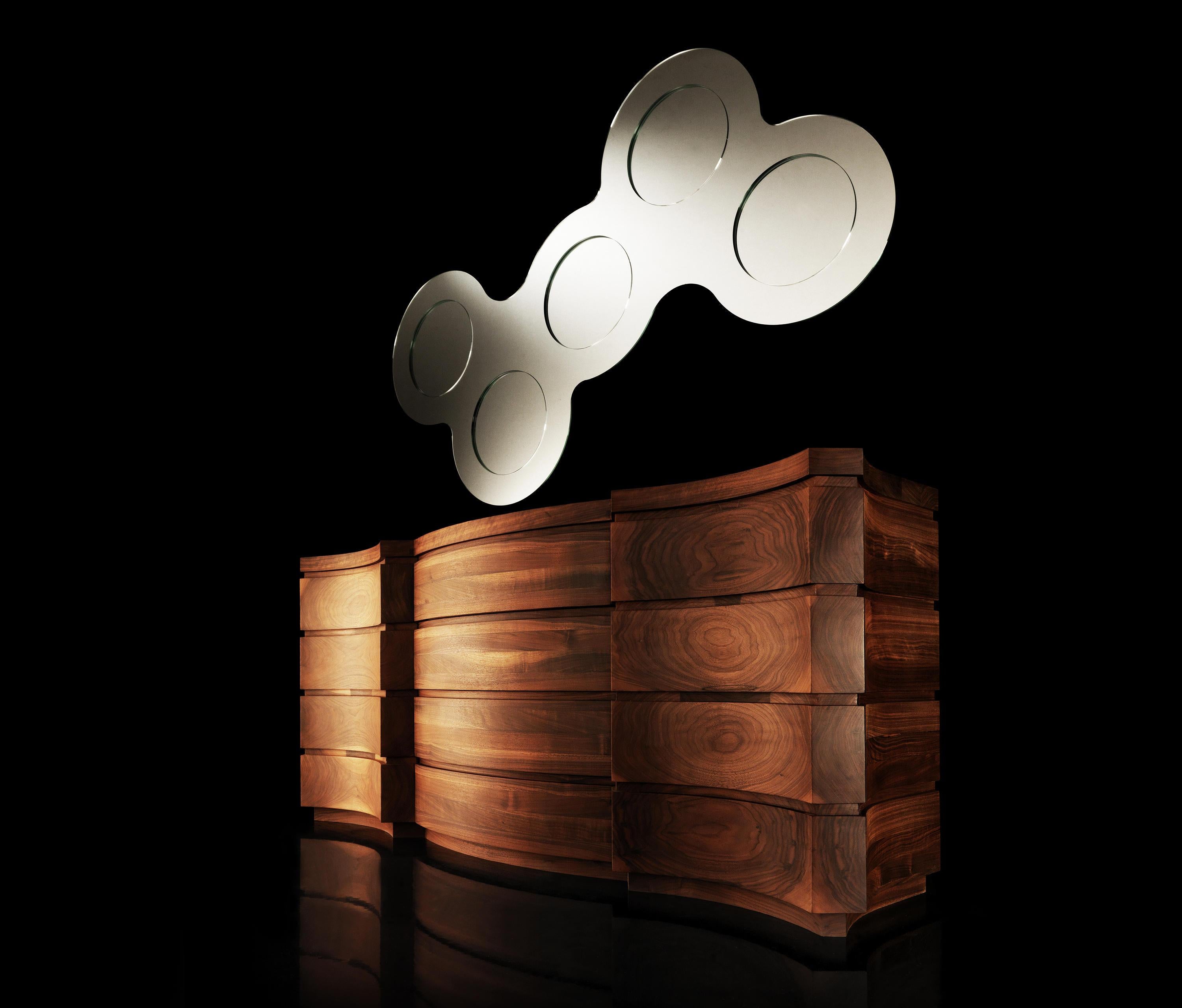 American Walnut Sideboard Inspired by Neoclassical Architecture For ...