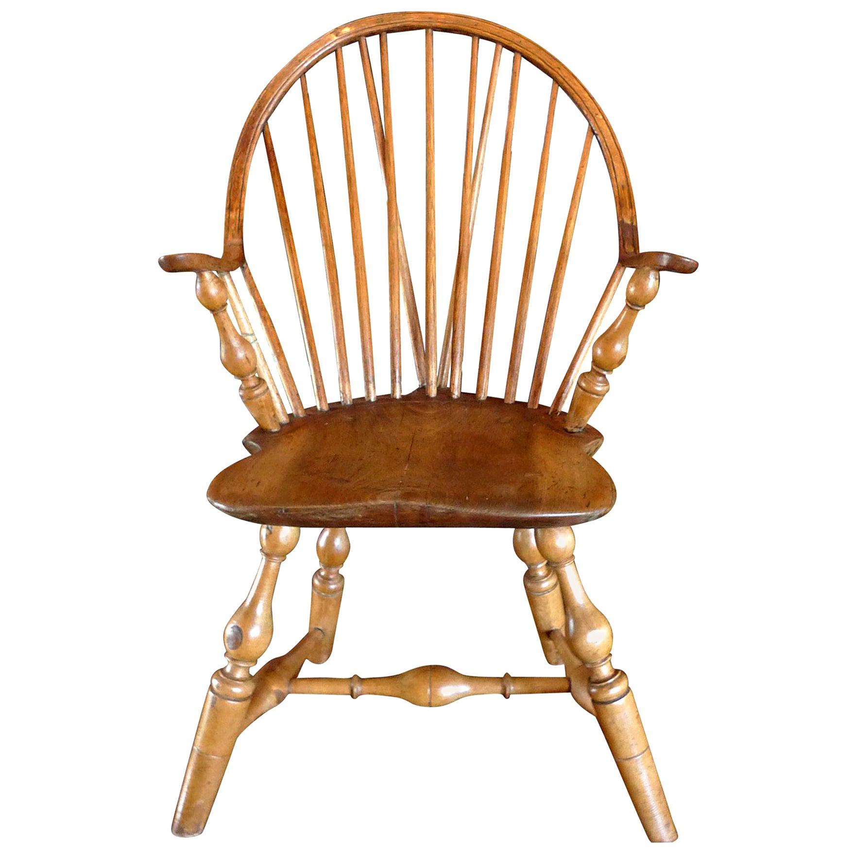 Primitive Stylised 'Lobster Pot' Windsor Armchair at 1stDibs