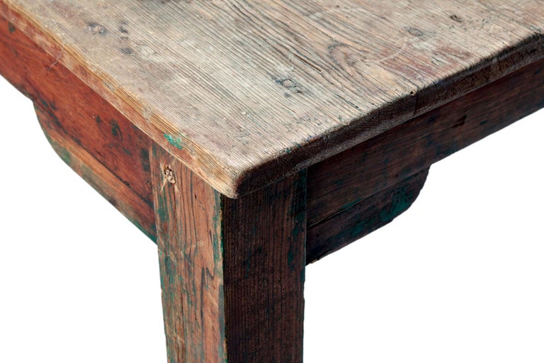 Americana Rustic Primitive Pine Desk/Table at 1stDibs