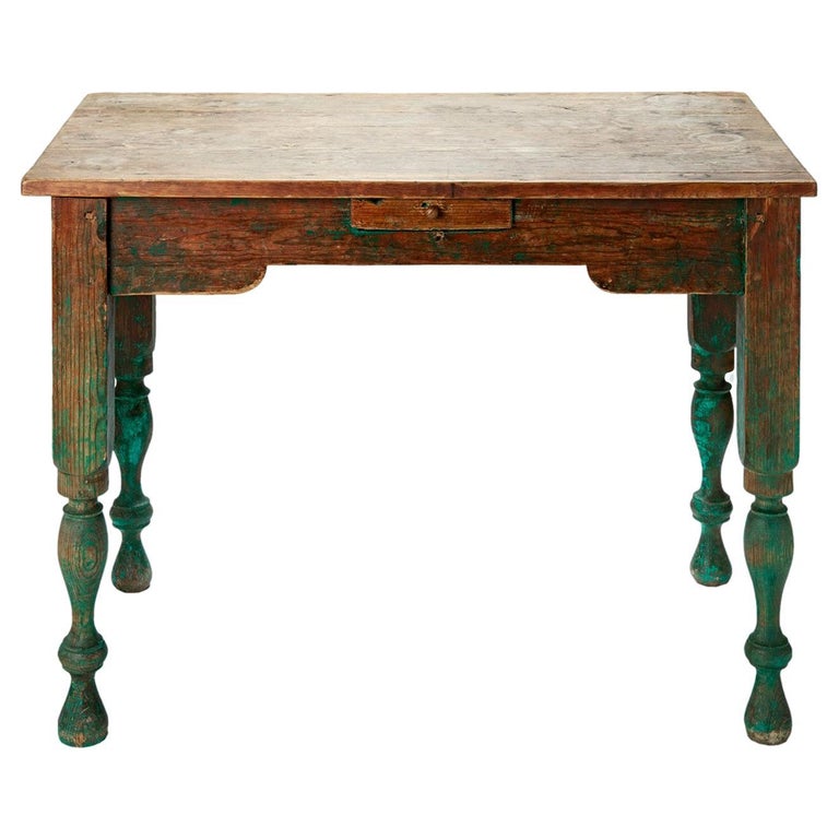 Americana Rustic Primitive Pine Desk/Table at 1stDibs