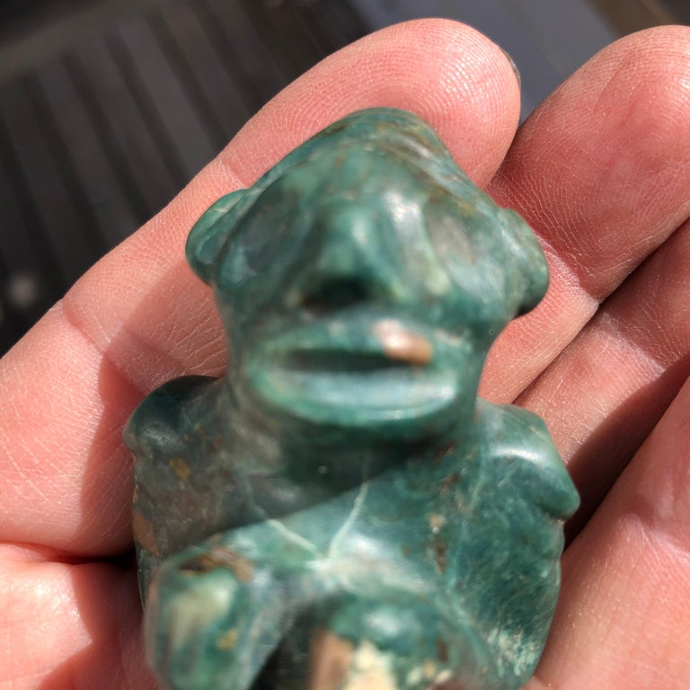 Americas Antique Treasure Jade: Hallucinogenic "Seated" Pendant, 500 ...