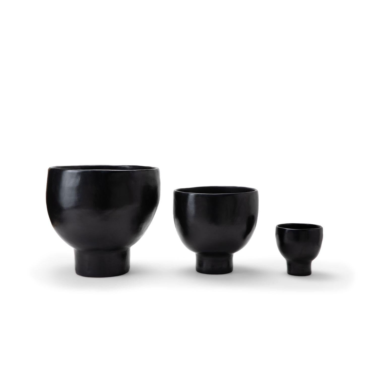 Ames Barro Black Pot 1 Large by Sebastian Herkner in STOCK For Sale at ...