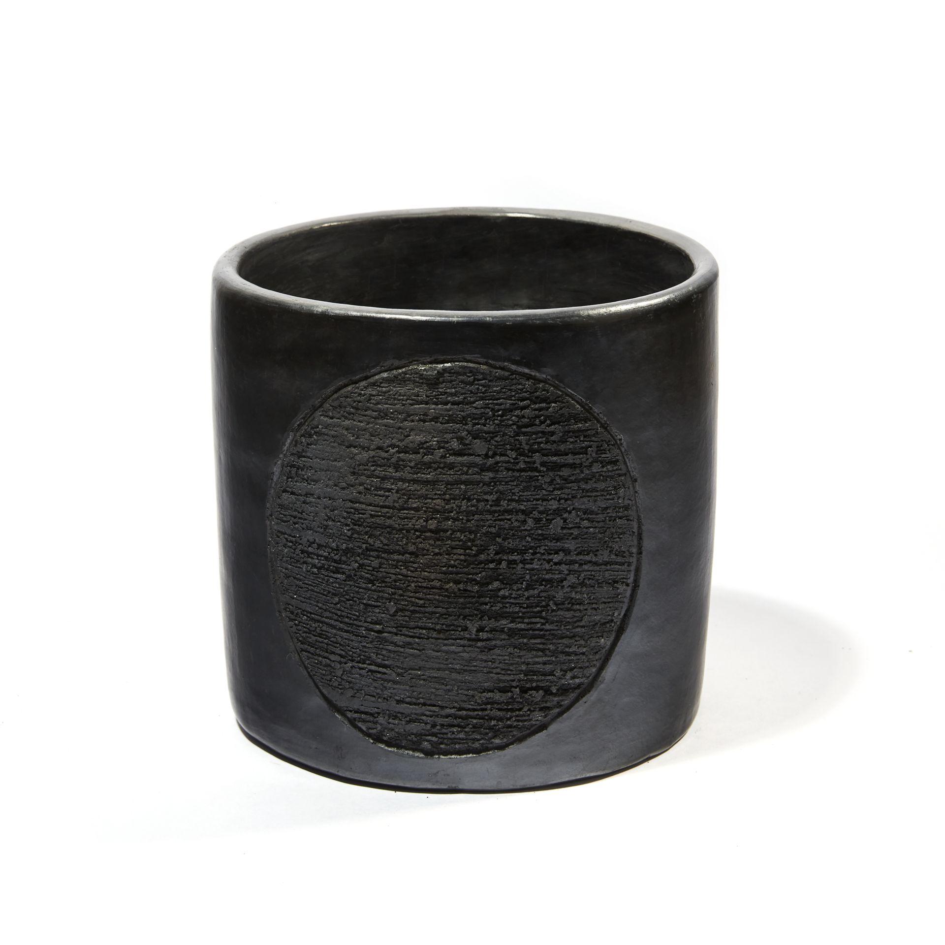 Ames Loza Black Ceramic Pot E by Sebastian Herkner in STOCK For Sale at ...