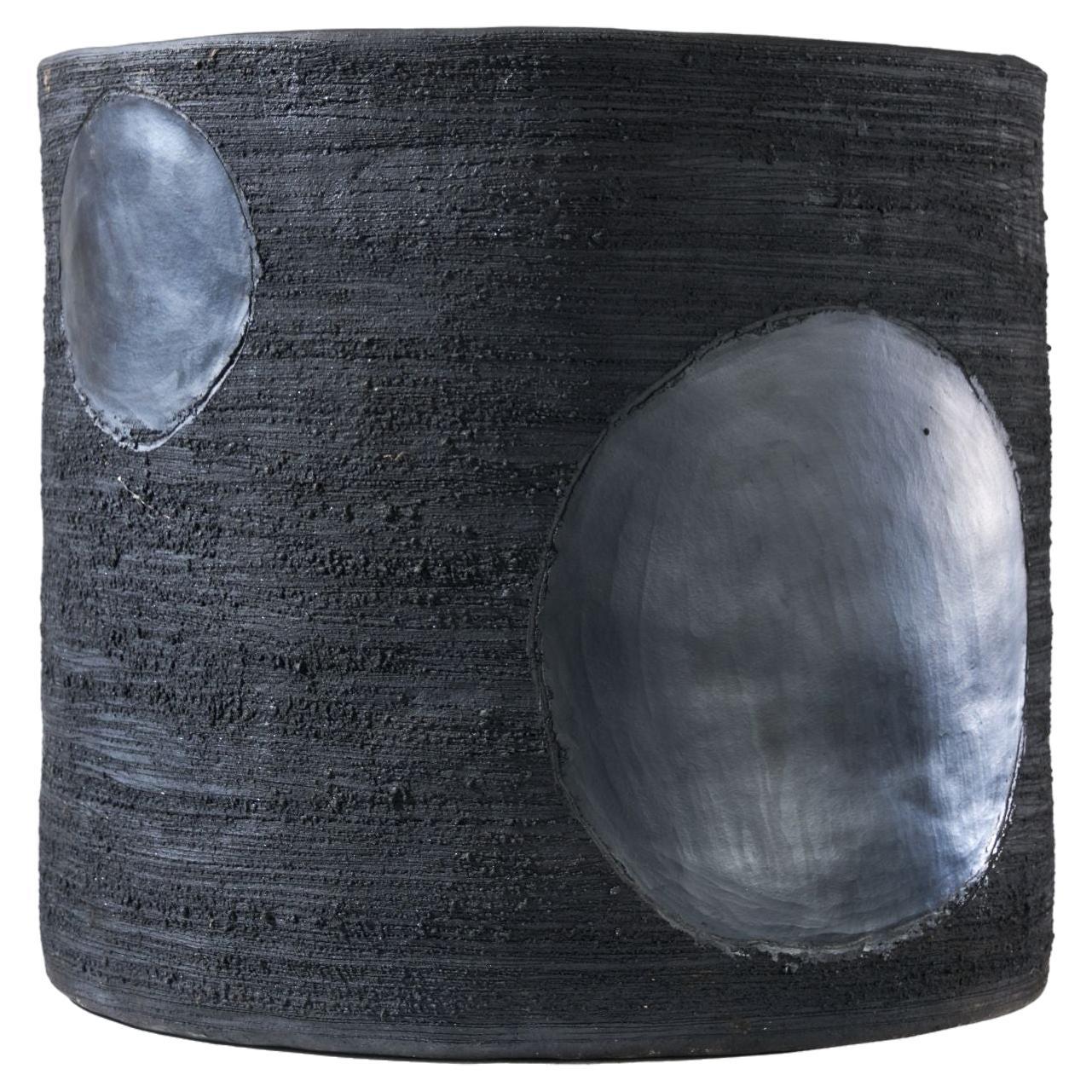 Ames Loza Black Ceramic Vase A by Sebastian Herkner in STOCK For Sale ...