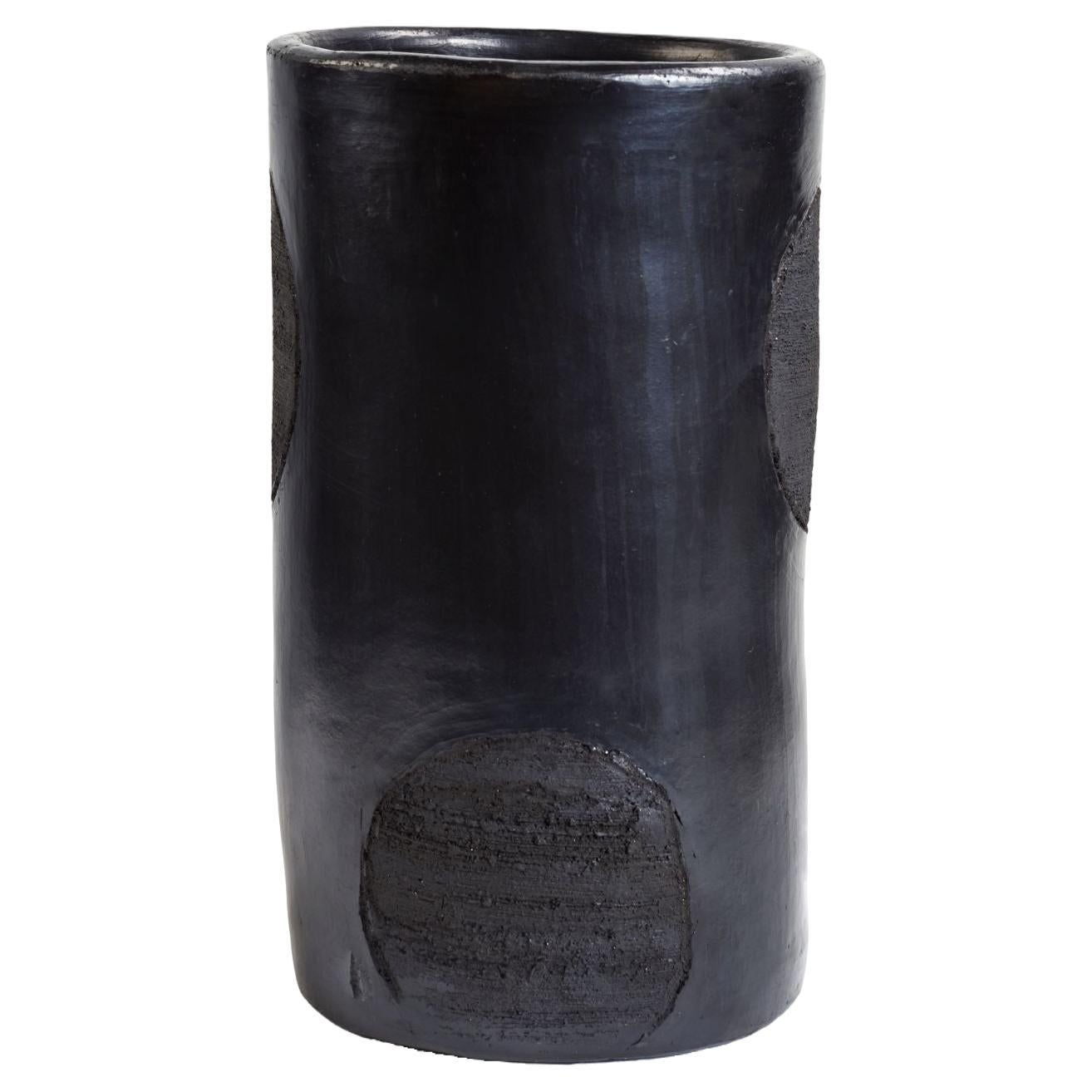 Ames Loza Black Ceramic Vase A by Sebastian Herkner in STOCK For Sale ...