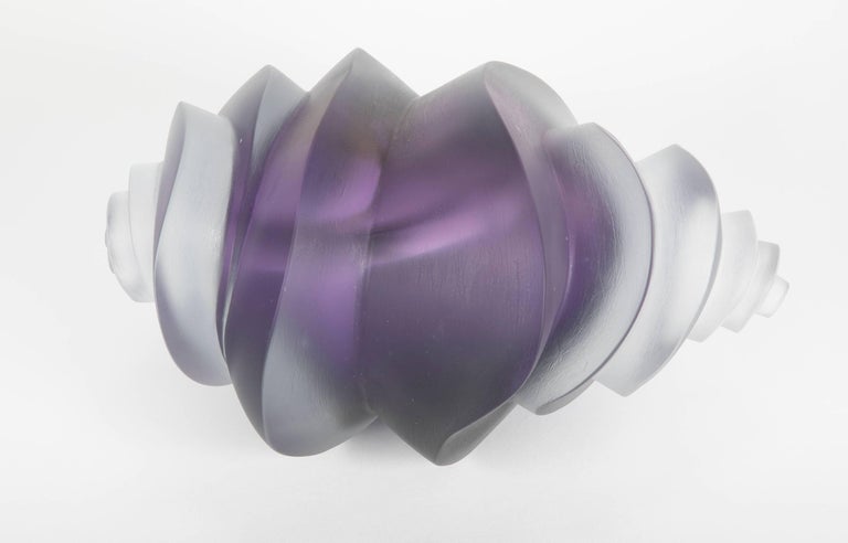 "Amethyst Burleigh" Glass Sculpture by Brad Copping For Sale at 1stDibs