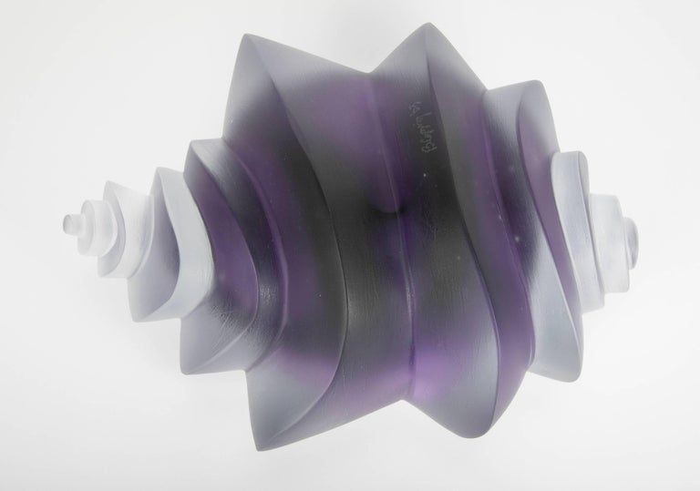 "Amethyst Burleigh" Glass Sculpture by Brad Copping For Sale at 1stDibs