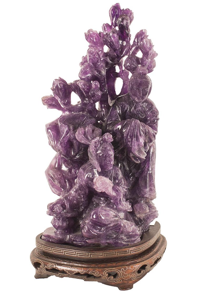 Amethyst Carving, China, 20th Century For Sale at 1stDibs ...