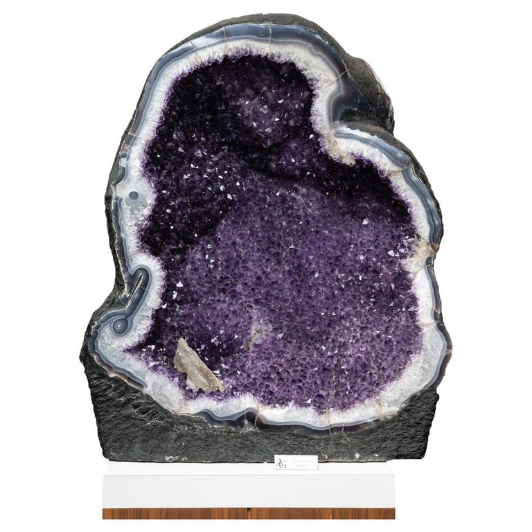 Amethyst Clustered Geode From Brazil (35" Tall, 450 lbs.) For Sale at ...