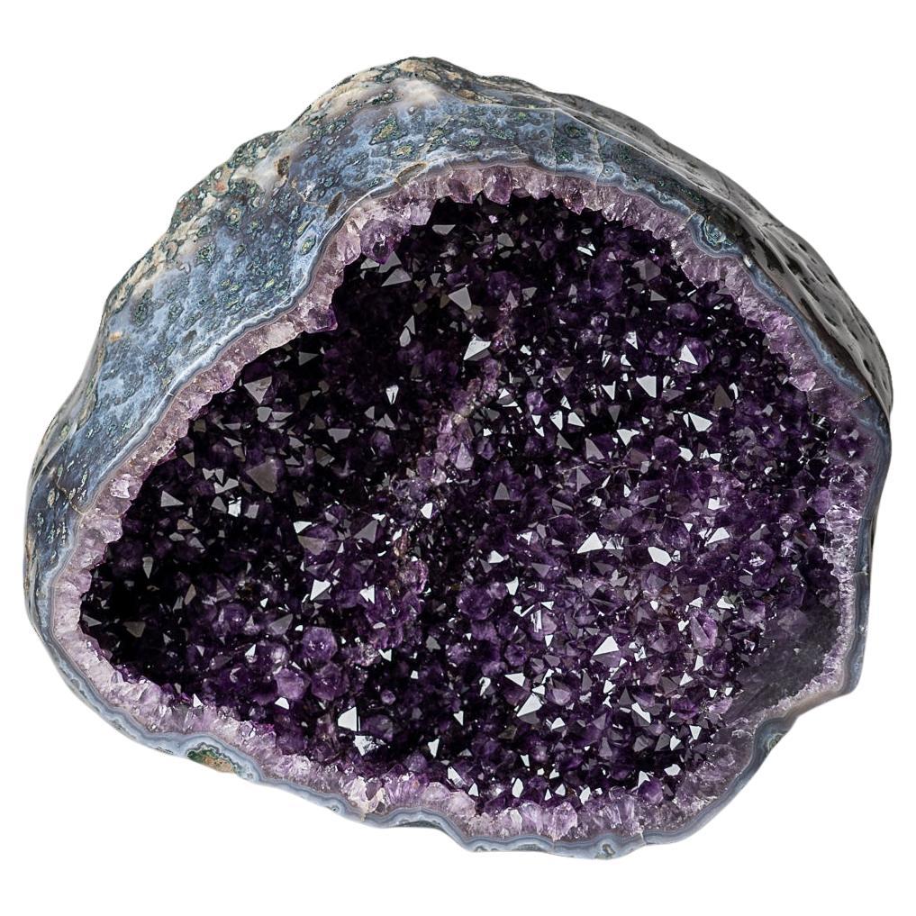 Amethyst Cluster Geode with Calcite From Brazil (24" Tall, 194 lbs ...