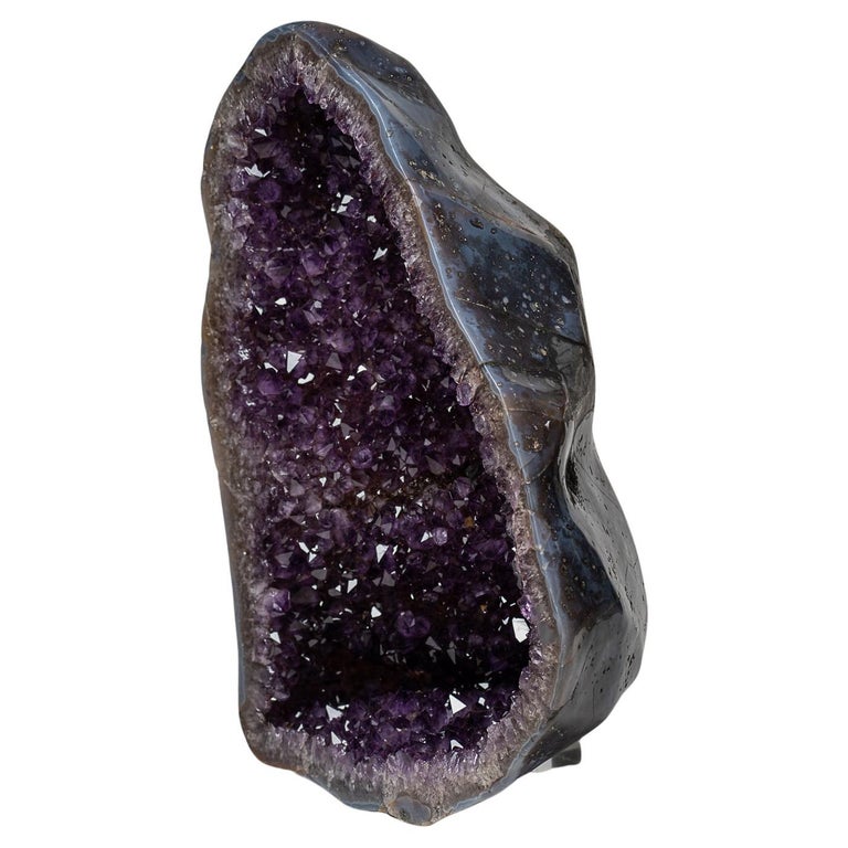 Amethyst Crystal Cluster Geode from Brazil (27" Tall, 87 lbs.) For Sale ...