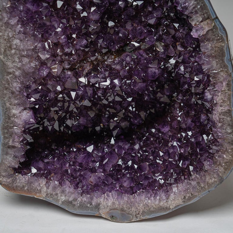 Amethyst Crystal Cluster Geode from Brazil (27" Tall, 87 lbs.) For Sale ...
