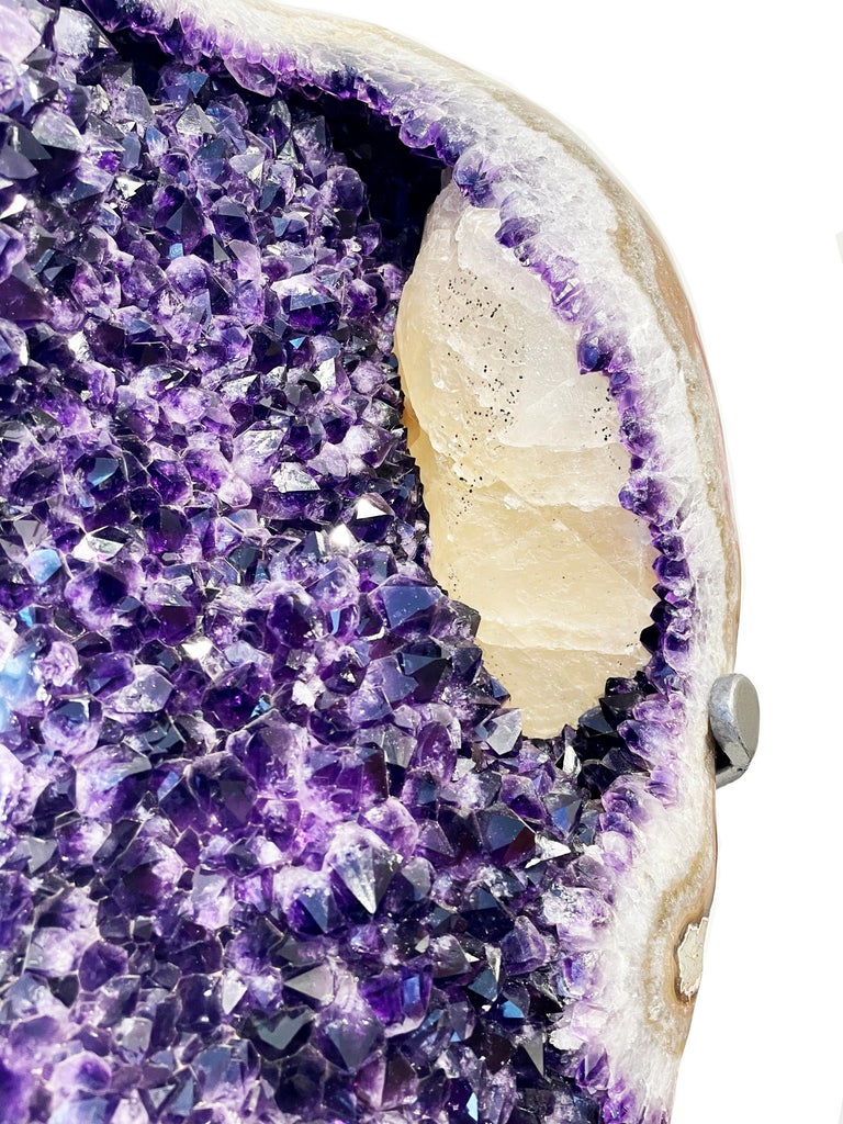 Large Amethyst Crystal with Quartz Node For Sale at 1stDibs | quartz ...