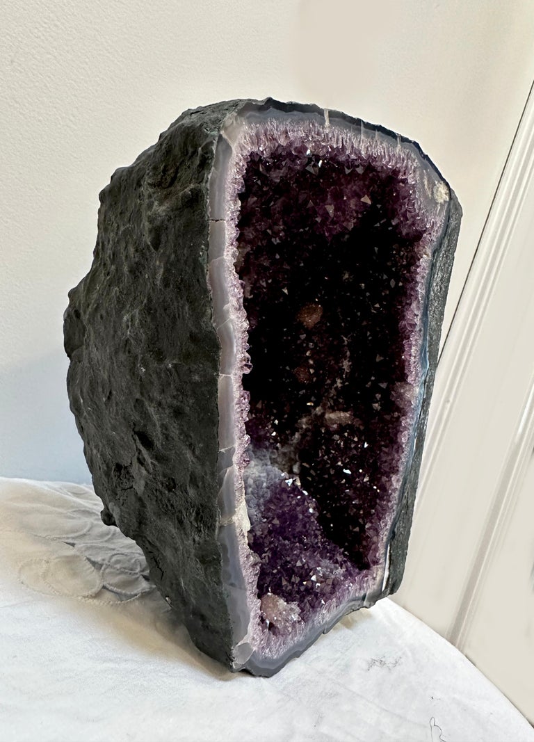 Amethyst Deep Violet Hesslberg Collection Geode Hollywood Bowl ...