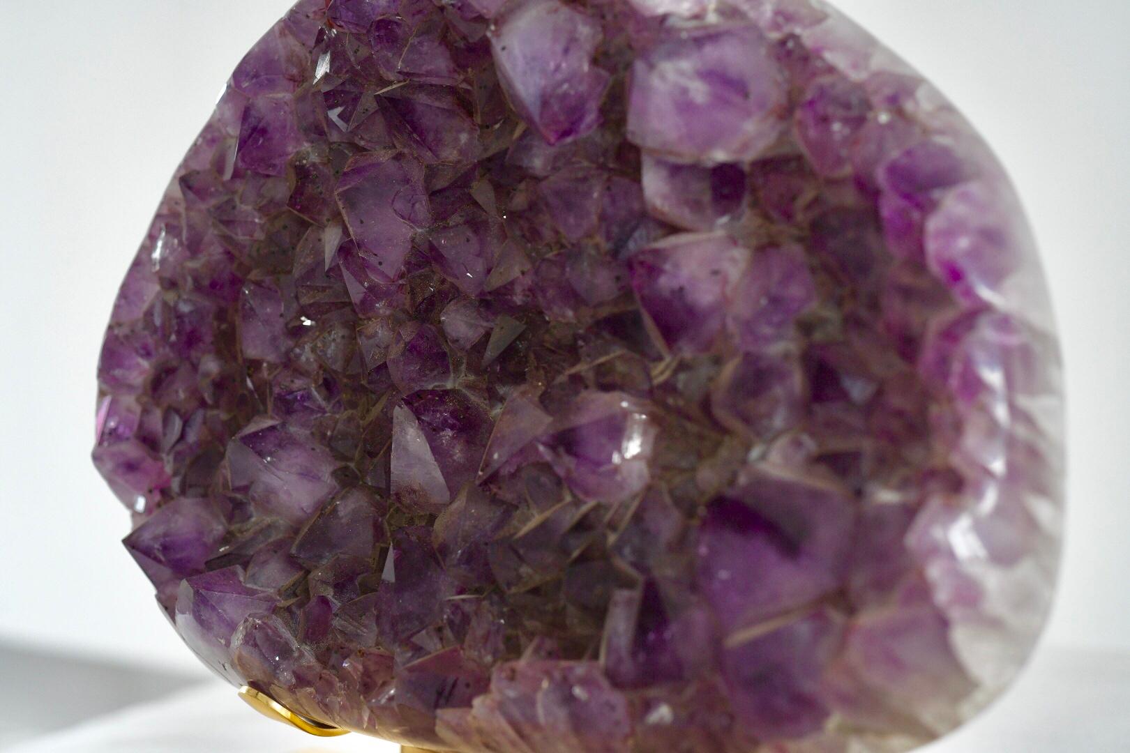 Amethyst Geode Cluster Lamp For Sale at 1stDibs