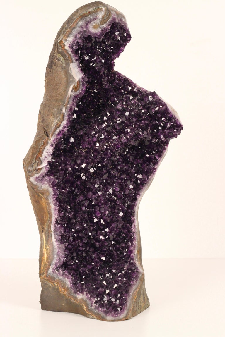 Gem Grade Amethyst Geode Sculpture, Uruguay For Sale at 1stDibs