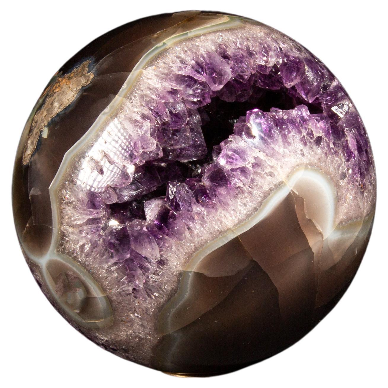 Agate Geode Sphere, 5.5