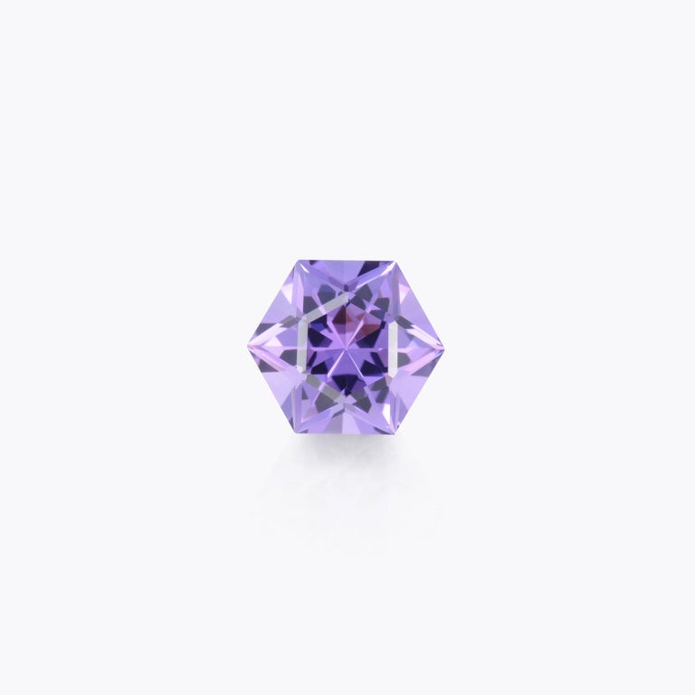 Amethyst Hexagon 9.10 Carat Brazil Star of David Gem Loose Gemstone at ...