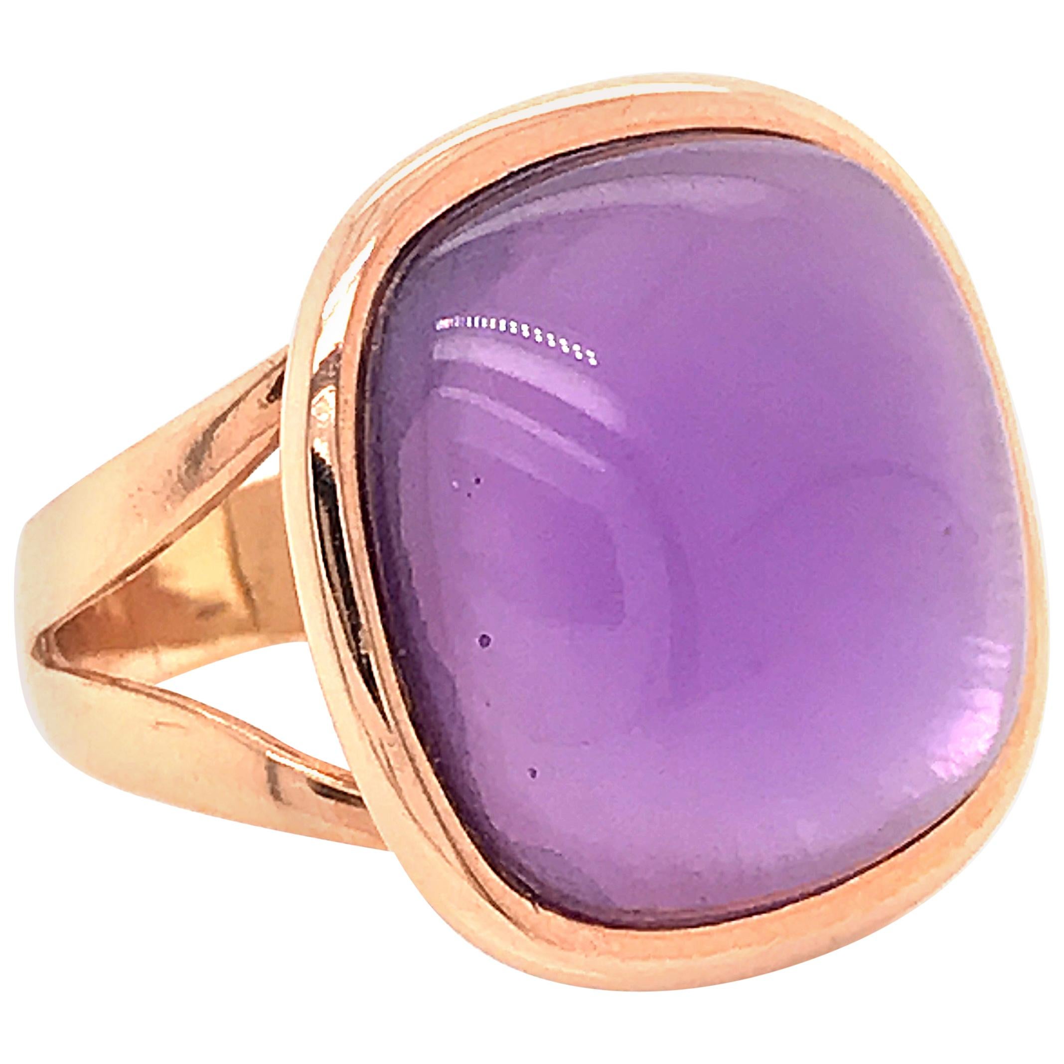 100% Authentic Tiffany and Co. 18 Karat White Gold Genuine Amethyst ...