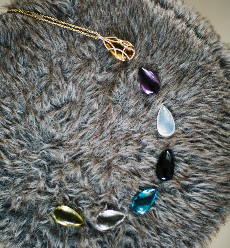 Goshwara Amethyst Pear Shape Stones For Sale at 1stDibs