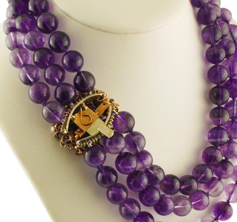 Amethyst Pearls Peridot Sapphires Moonlight Stone Rose Gold and Silver ...